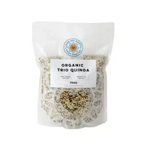 Organic Tri Coloured Quinoa 700g Love My Earth - Greensmith Grocers